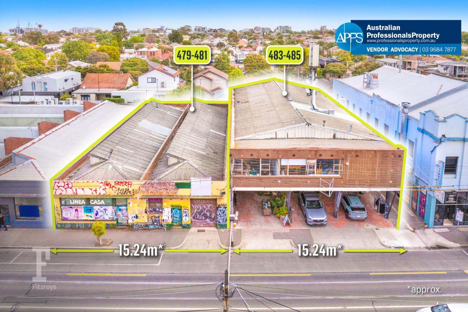 479-481 and 483-485 lygon street, Brunswick East, VIC 3057 - House for sale - Homes.com.au